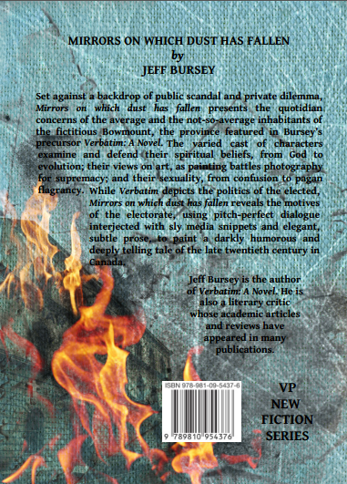 Mirrors on which dust has fallen – Jeff Bursey